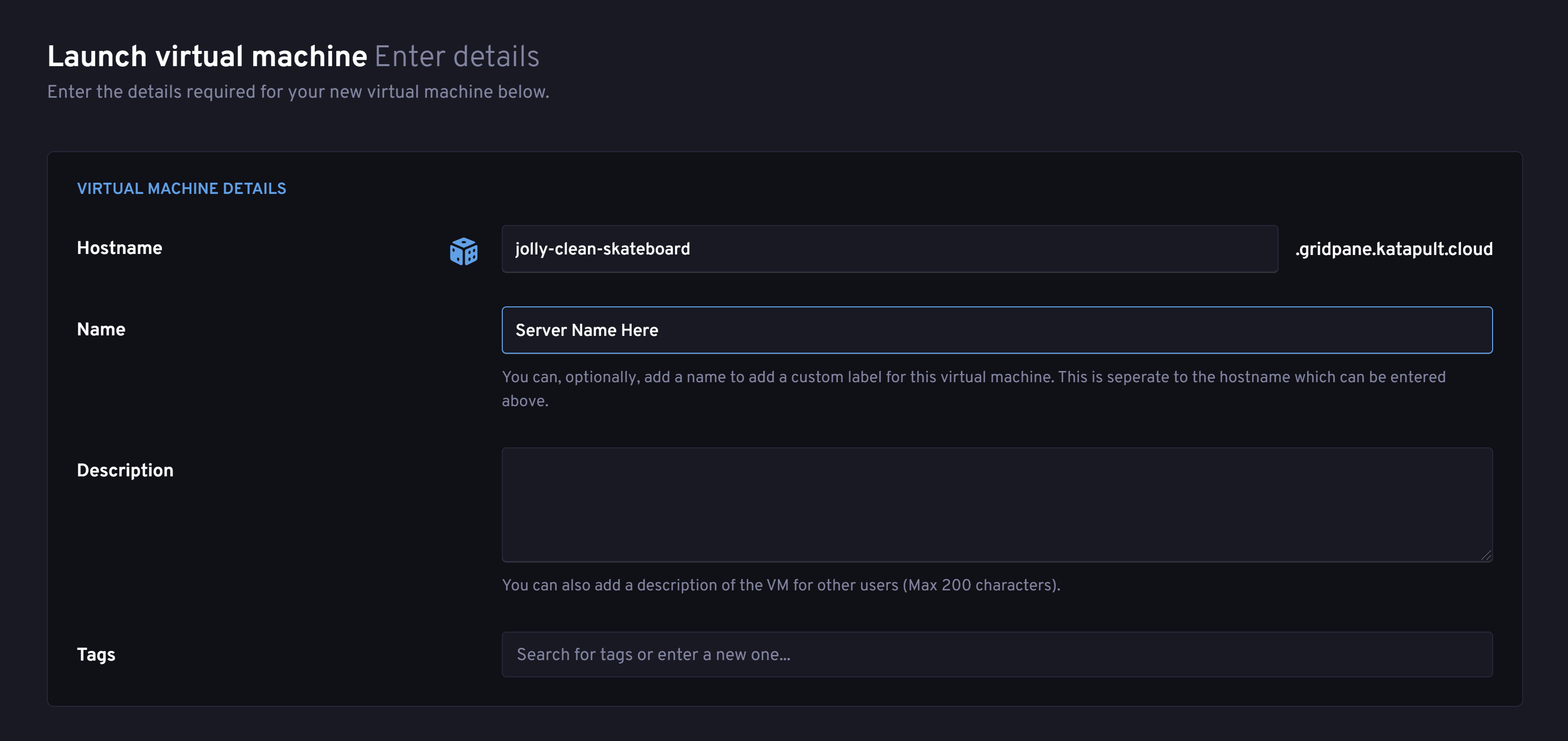Provision A Katapult Server Using Our Custom Server Option Gridpane